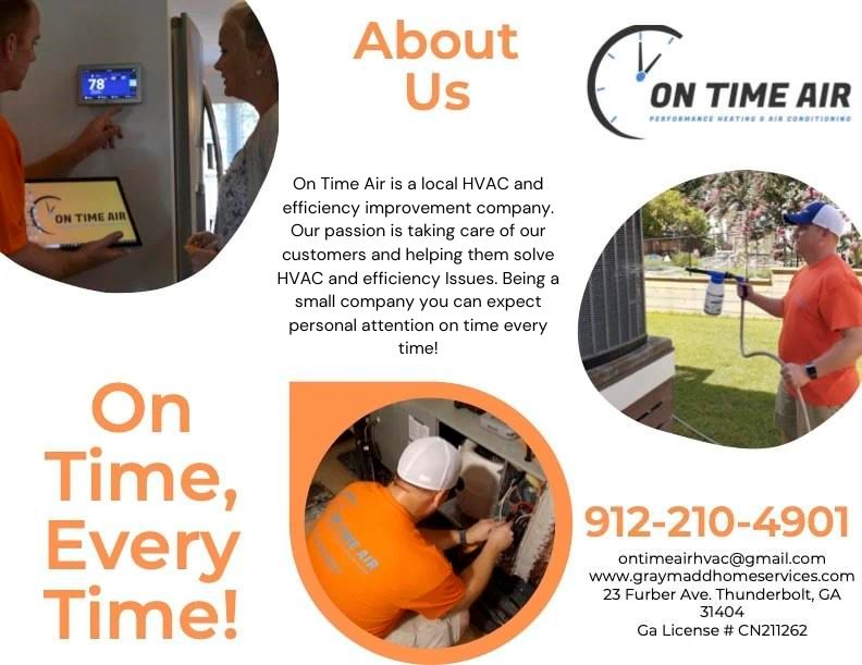 About On Time Air | Heating & Cooling Services In Savannah